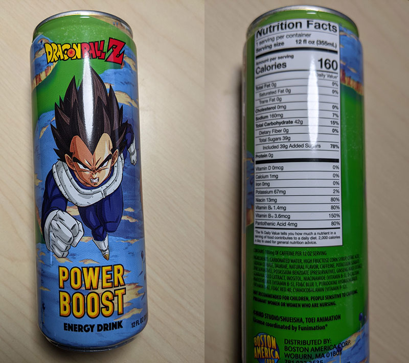 Prince of Saiyans Energy Drink - DBZ Figures.com