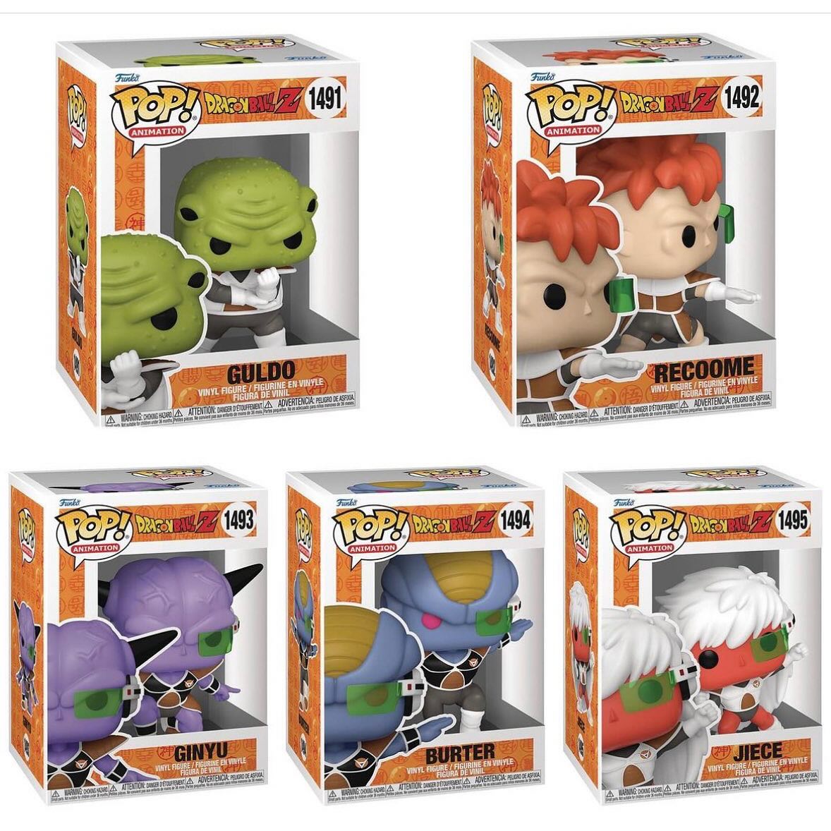 Update 3: Funko Pop! - The Ginyu Force - DBZ Figures.com