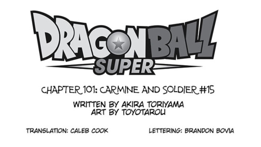 DBS Manga Chapter #101 Carmine and Soldier #15 - DBZ Figures.com