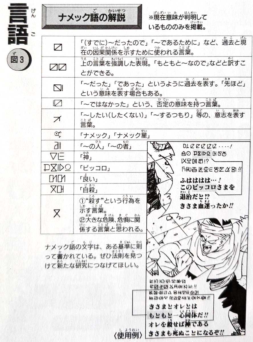 Dissecting the “linguistic features” of the Namekian language with the ...